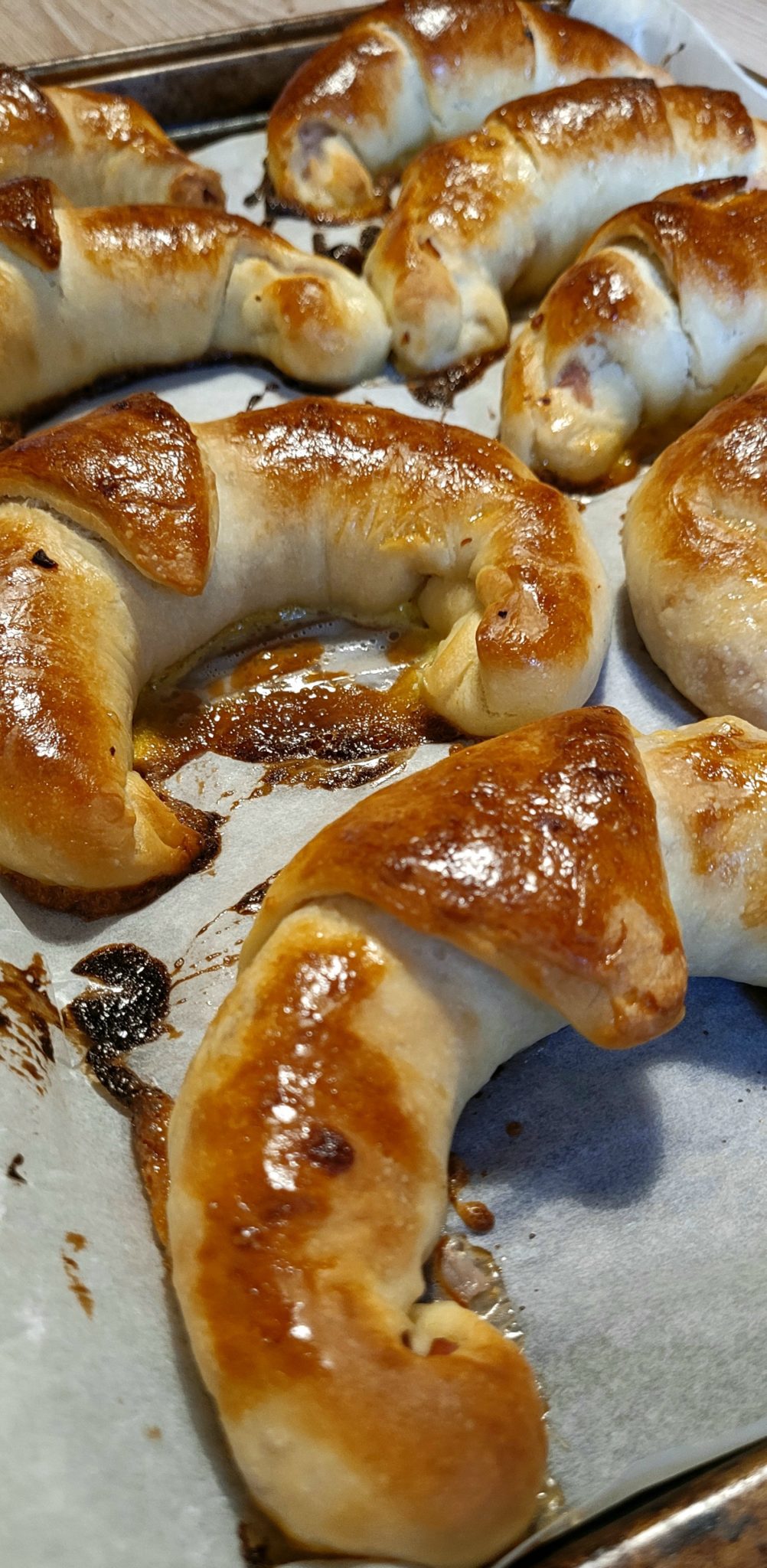 Cachitos de jamón al estilo venezolano - Las Recetas de Tere
